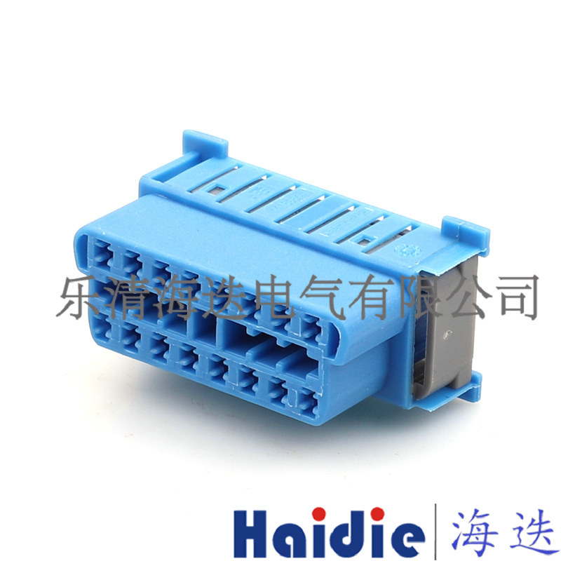 16孔AMP汽车OBD连接器胶壳1418984-1_汽车连接器外壳_维库电子市场网