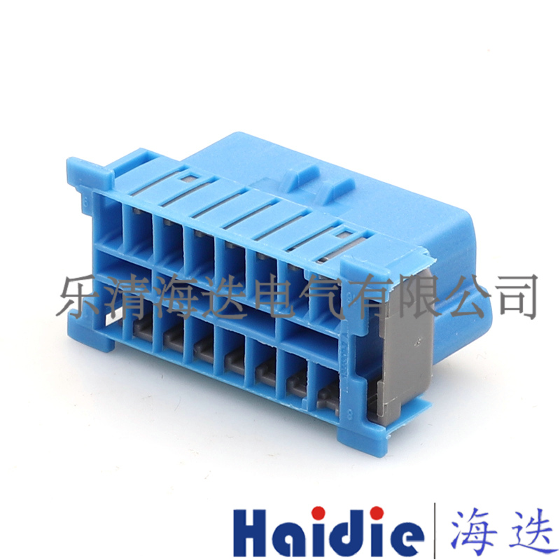 16孔AMP汽车OBD连接器胶壳1418984-1_汽车连接器外壳_维库电子市场网